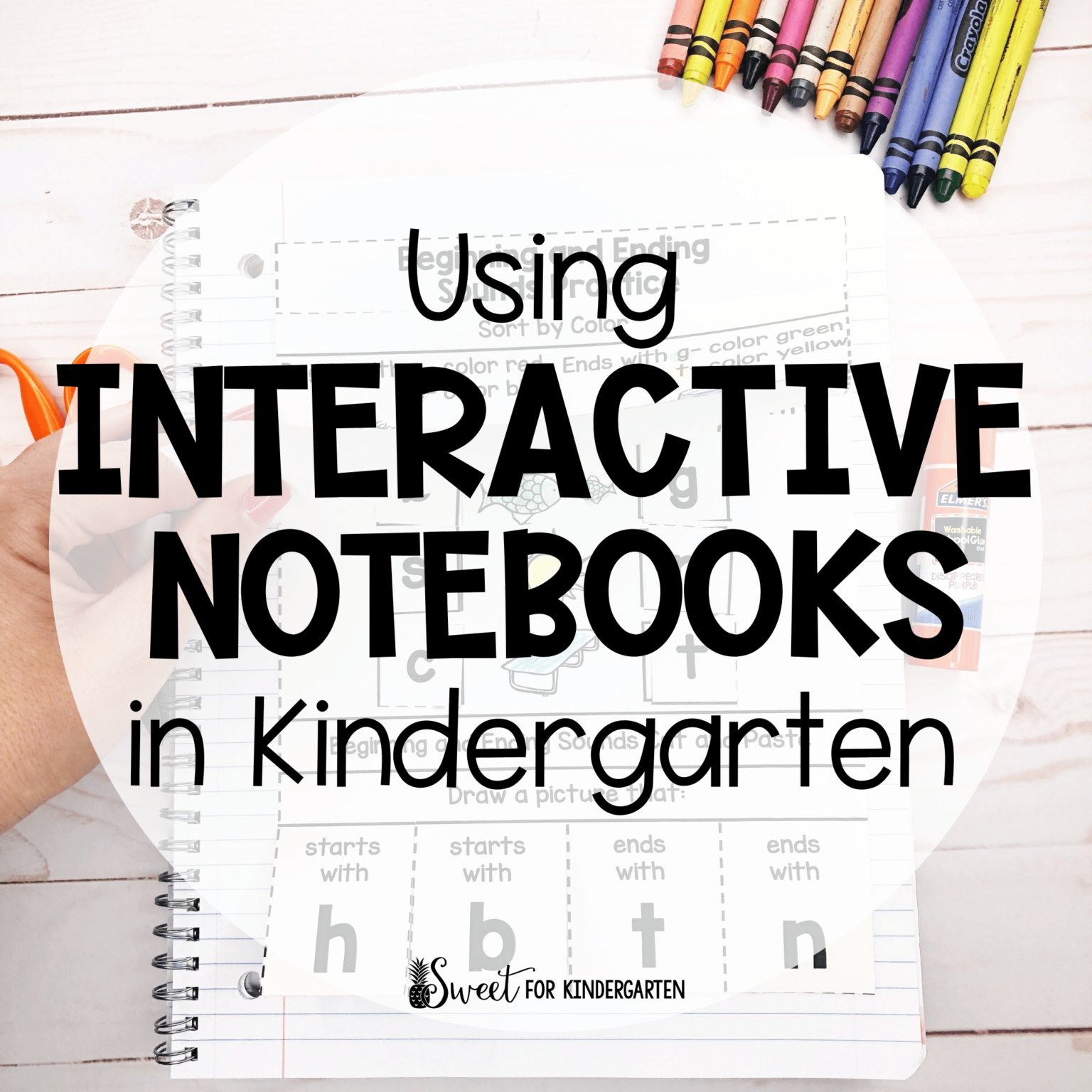 Interactive Notebooks in Kindergarten | Sweet for Kindergarten