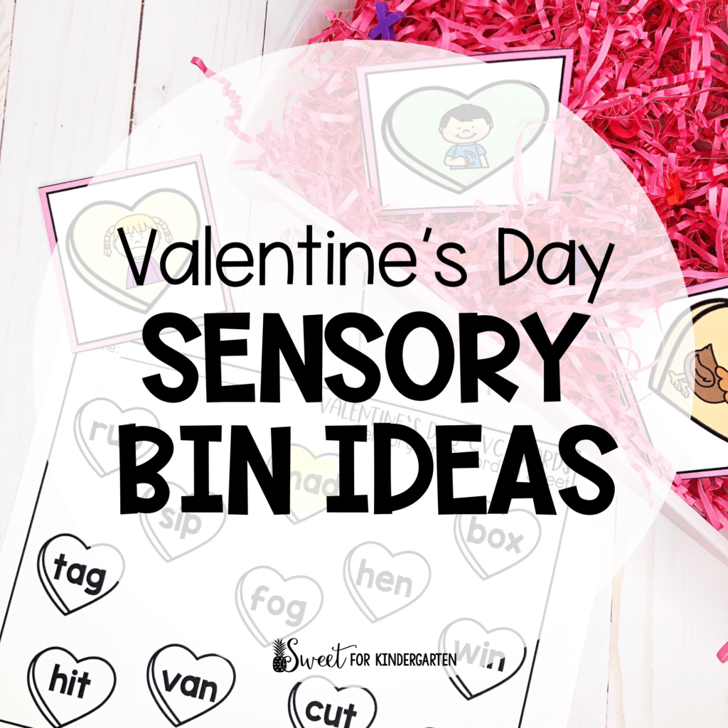 Valentine's Day Sensory Bins Round Up | Sweet for Kindergarten