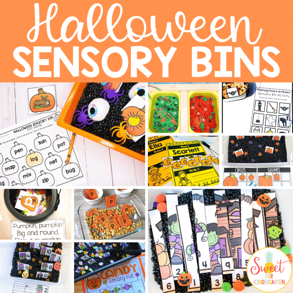 Halloween Sensory Bin Round-Up | Sweet for Kindergarten
