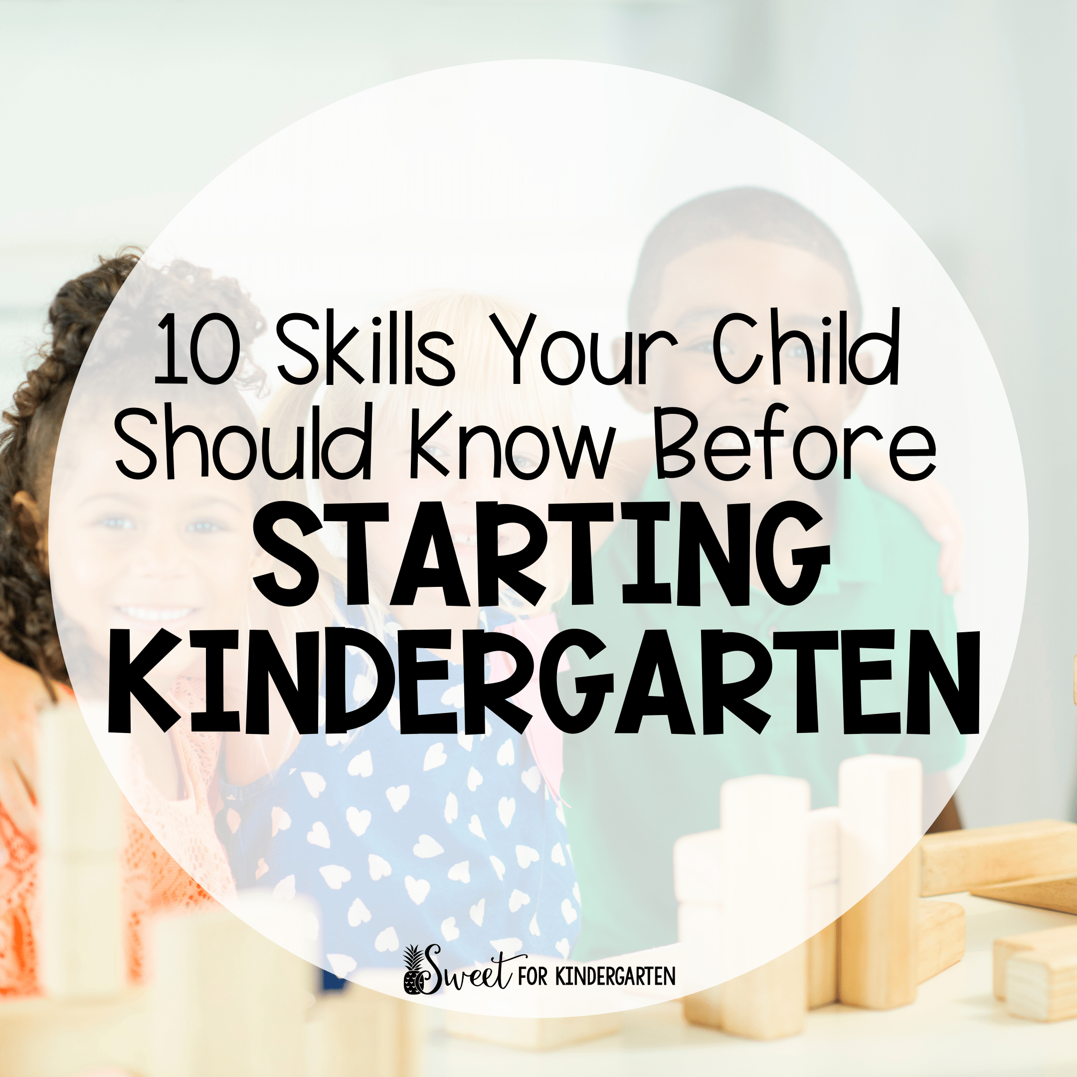 10 Skills Every Child Should Know Before Kindergarten | Sweet for ...