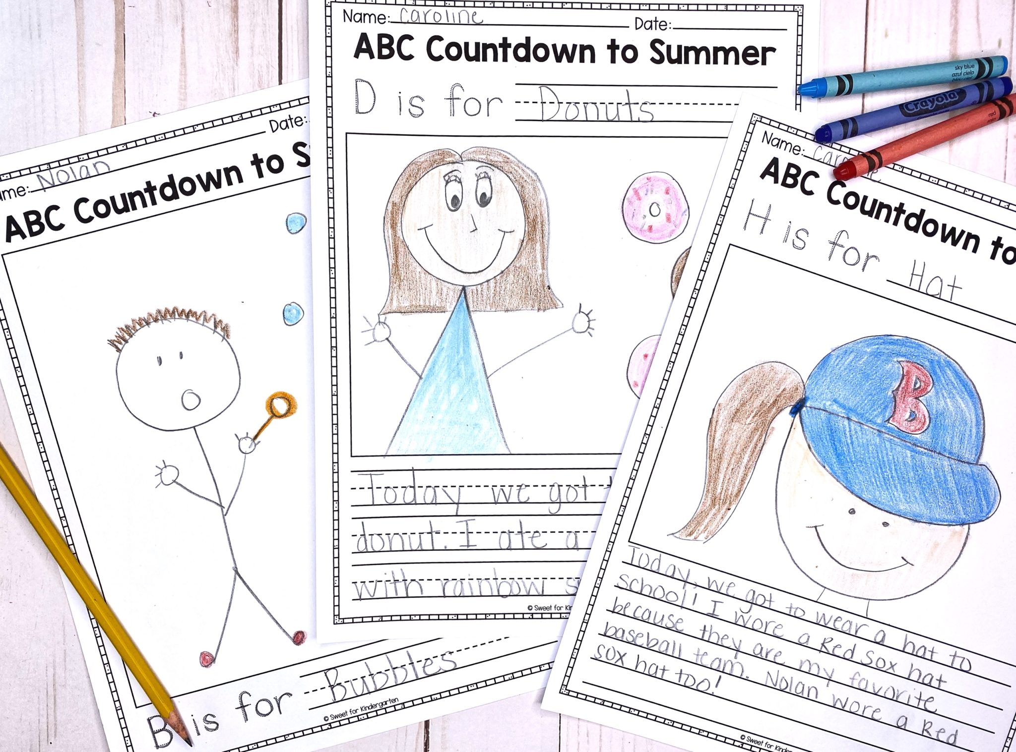 3 Fun End of Year Writing Prompt Ideas for Kindergarten | Sweet for ...