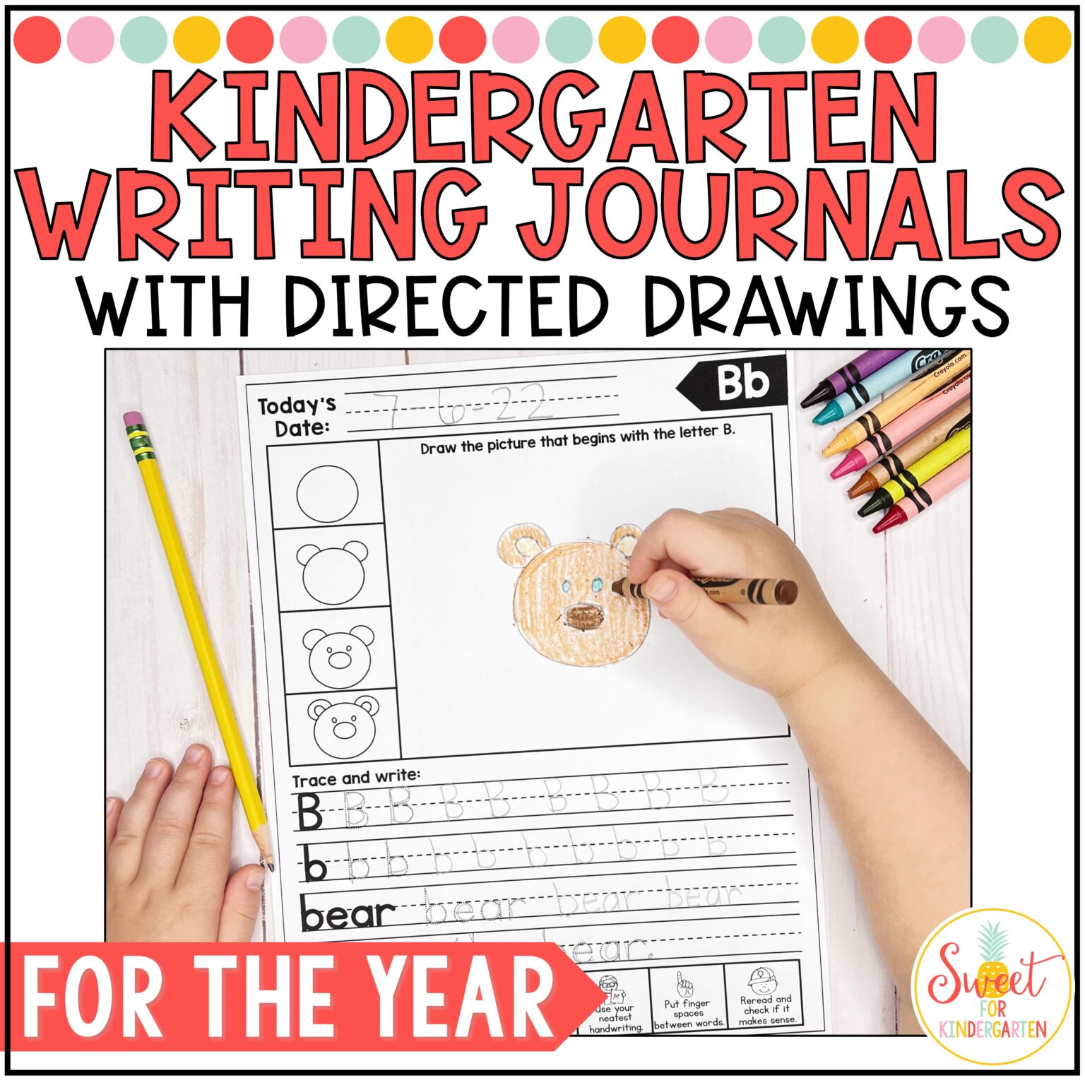 How these Daily Writing Journals for Kindergarten Improve Handwriting ...