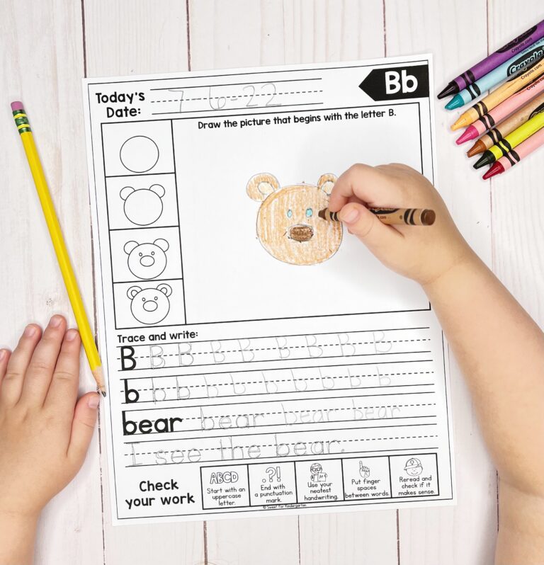 How these Daily Writing Journals for Kindergarten Improve Handwriting ...