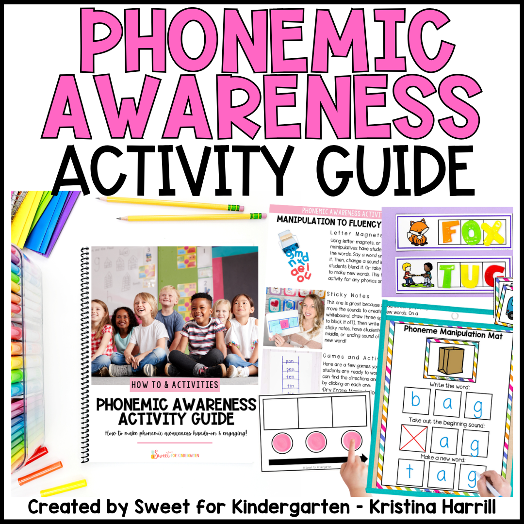 No Prep Phonics Multi-Sensory Activity Guide with Printable Word Lists ...