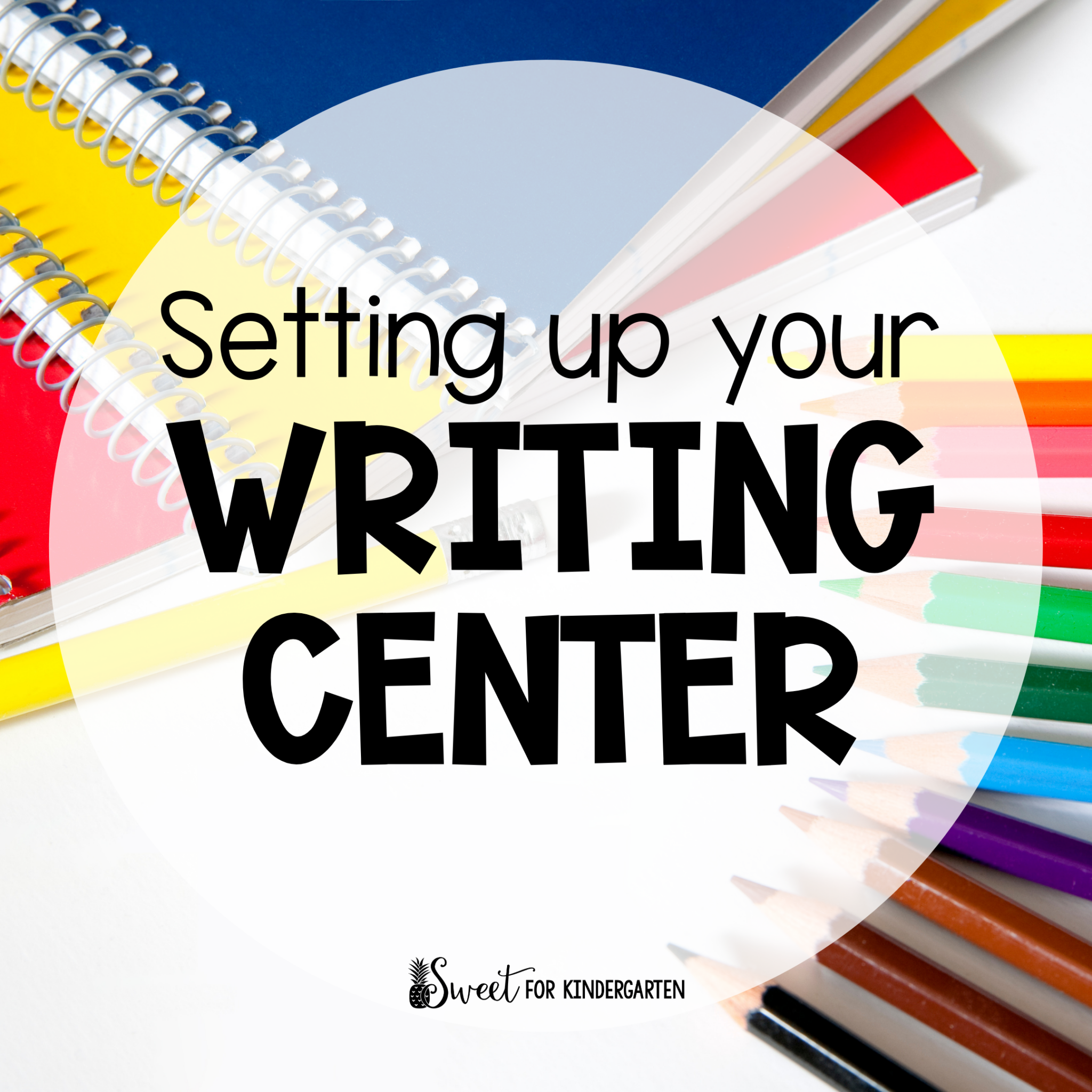 Set Up Your Writing Center | Sweet for Kindergarten