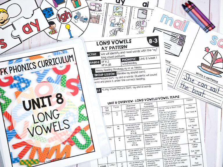 5 Engaging Long Vowel Activities for Kindergarten with a Free ee Lesson ...
